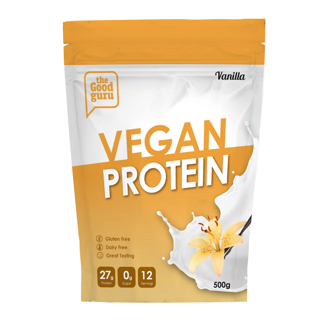 Organic Vegan Protein Powder – Vanilla | The Good Guru
